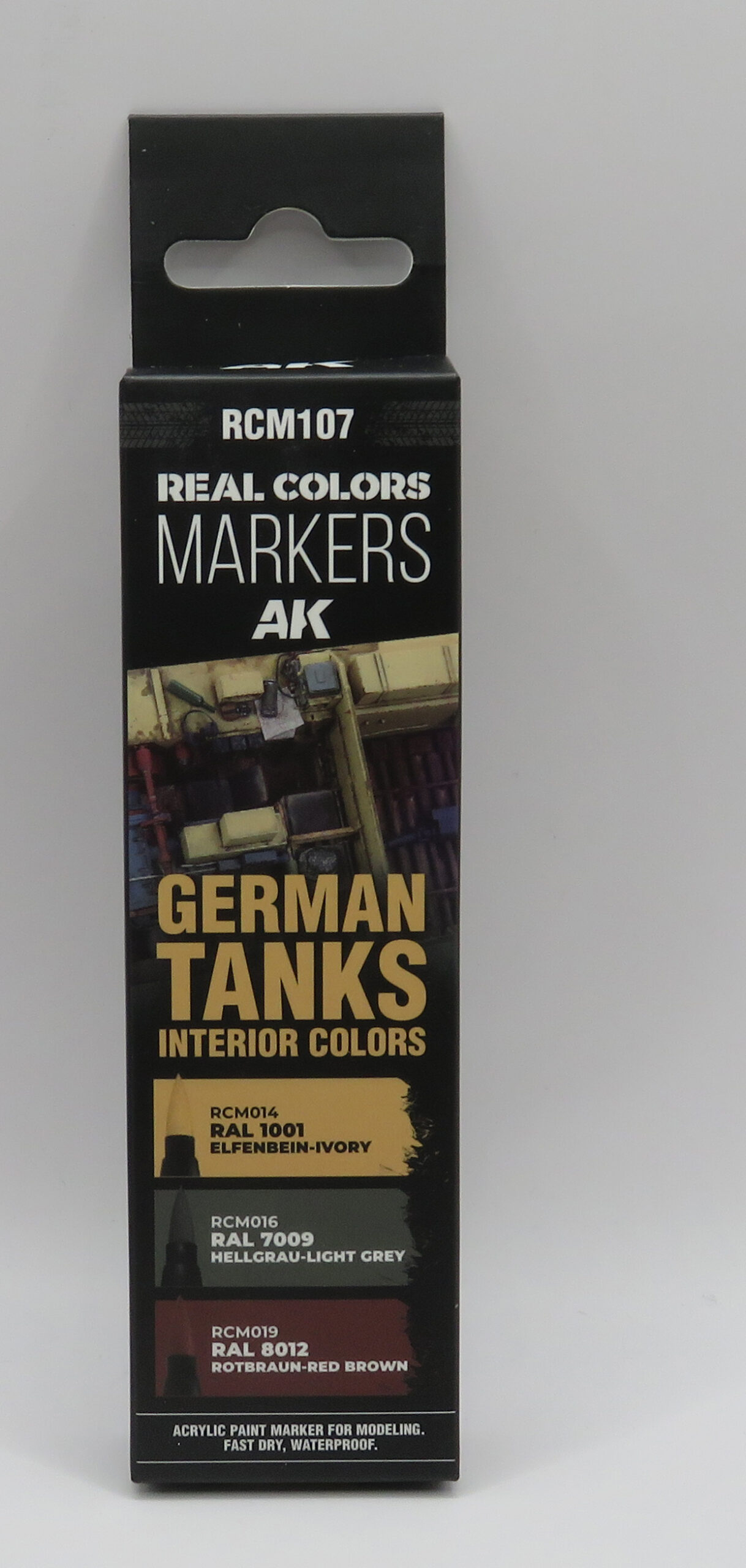 AK Interactive Real Colors Markers German Tanks Interior Colors - War ...